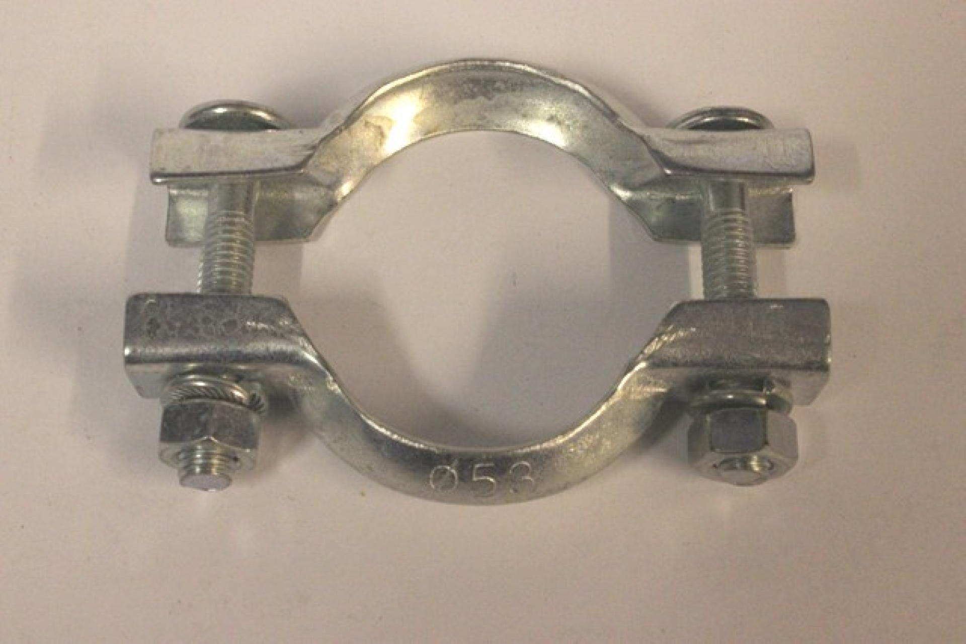 Exhaust Manifold Clamp 53mm 2" Inch Universal Heavy Duty Two Piece | eBay